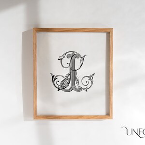 J,R Name Initials,vintage Monograms, Wedding Monogram, Two Initials ...