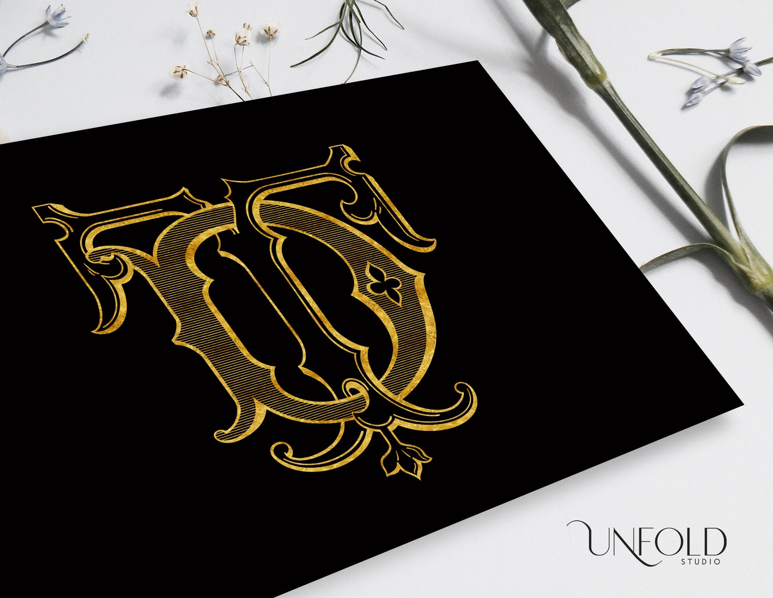 DT or TD Name Initials Classic Monograms Wedding Monogram - Etsy