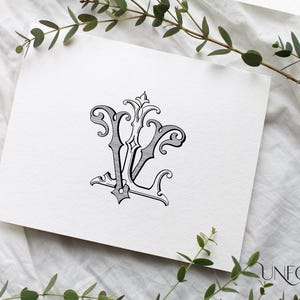 R & N Vintage Monograms, Wedding Monogram, Digital Download, Interwoven ...