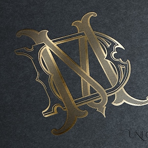 M,D Name Initials, Classic Monograms, Wedding Monogram, Duogram ...