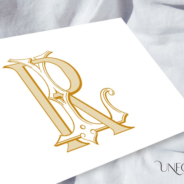 Interwoven Monogram - Etsy