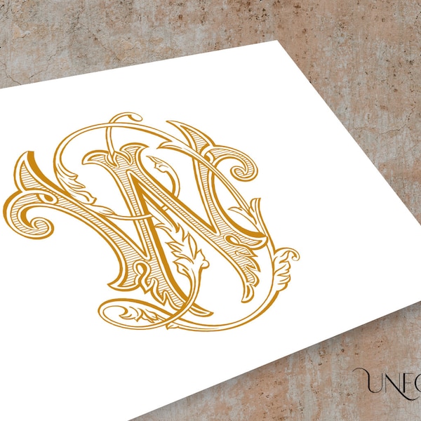 W Monogram - Etsy