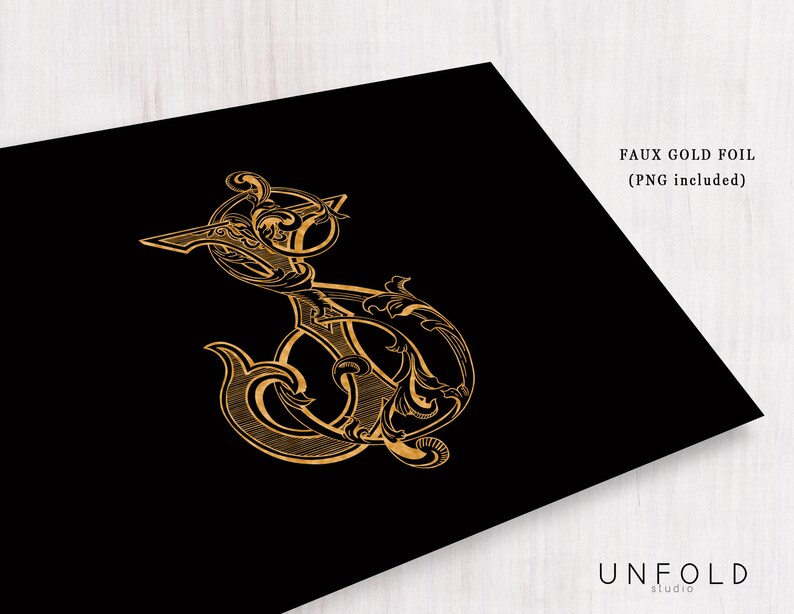 Name Initials, Vintage Monograms, Wedding Monogram, Duogram, Digital ...