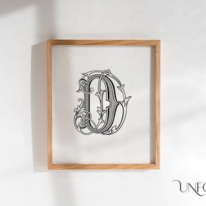 D & D Name Initials, Classic Monograms, Wedding Monogram, Two Letter D ...