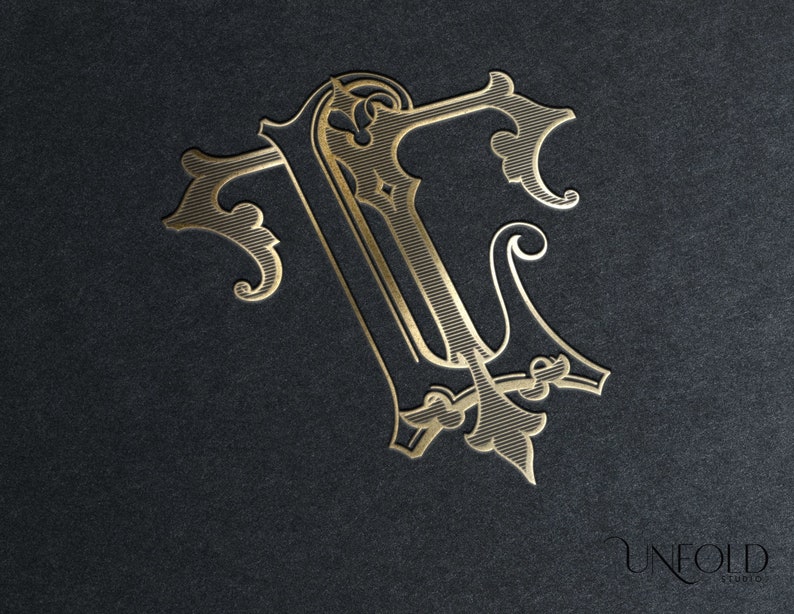 T & L Name Initials, Classic Monograms, Wedding Monogram, Duogram ...