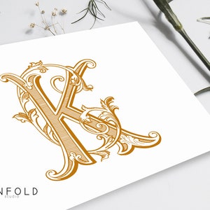 Vintage Monograms, Wedding Monogram, Digital Download, Interwoven ...