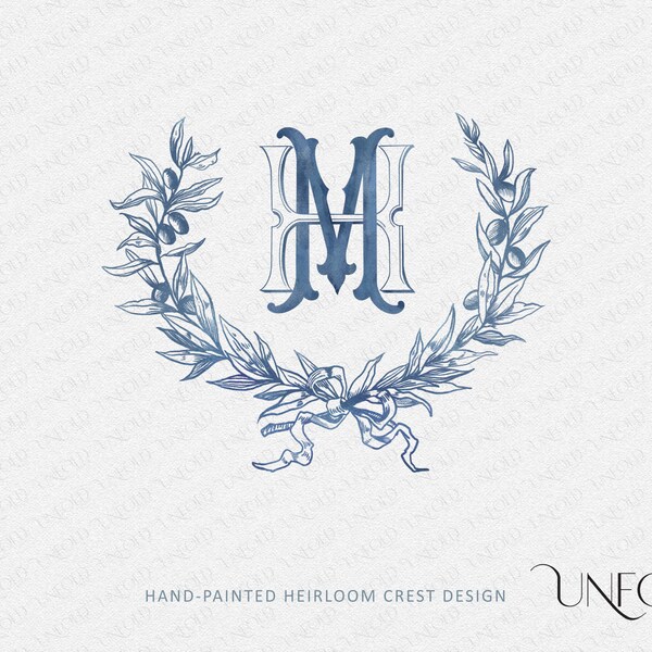 Monogram Crest - Etsy