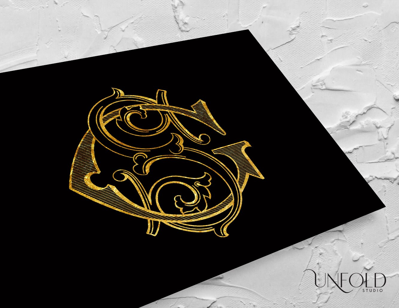 GS or SG Name Initials, Classic Monograms, Wedding Monogram, Digital ...