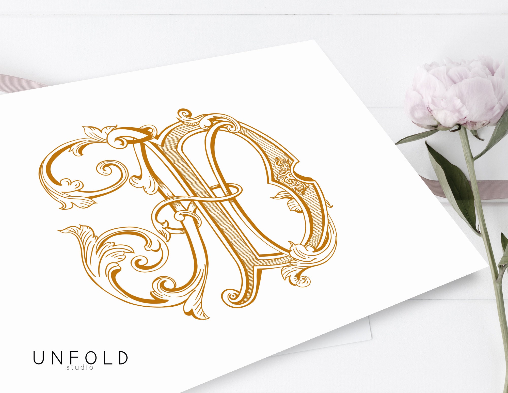 Vintage Interlocking Monograms, Wedding Monogram, Digital Download ...