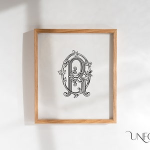 O and R Interlocking Monograms, Wedding Monogram, Digital Download ...