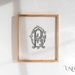 O and R Interlocking Monograms, Wedding Monogram, Digital Download ...