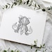 M & R Wedding Monogram for Couples or Person, Digital Download M and R ...