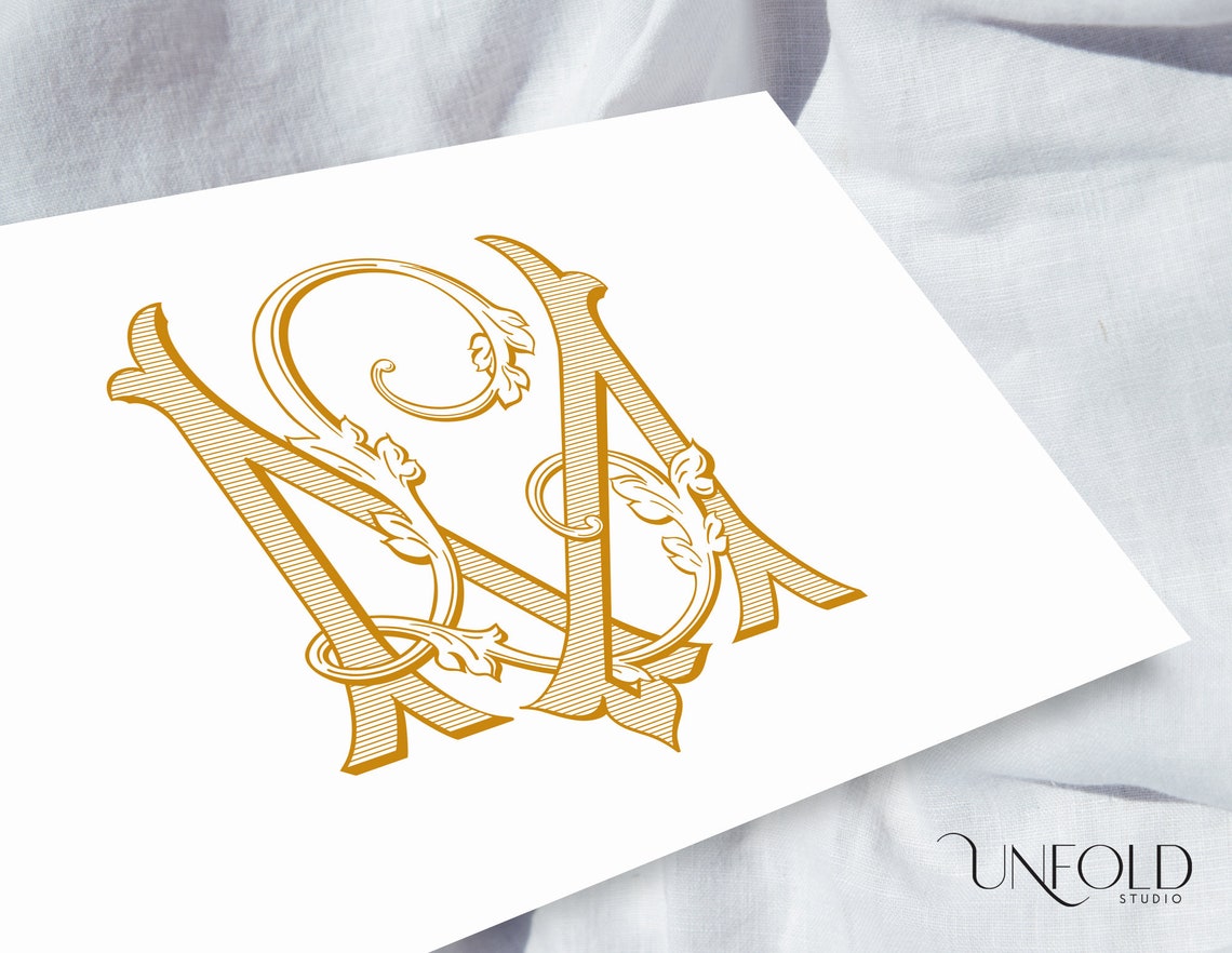 ML or LM Name Initials, Classic Monograms, Wedding Monogram, Duogram ...