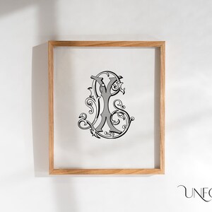 L & I Name Initials, Vintage Monograms, Wedding Monogram, Digital Files ...