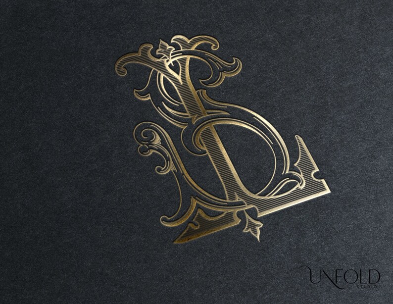 SL or LS Name Initials, Classic Monograms, Wedding Monogram, Duogram ...