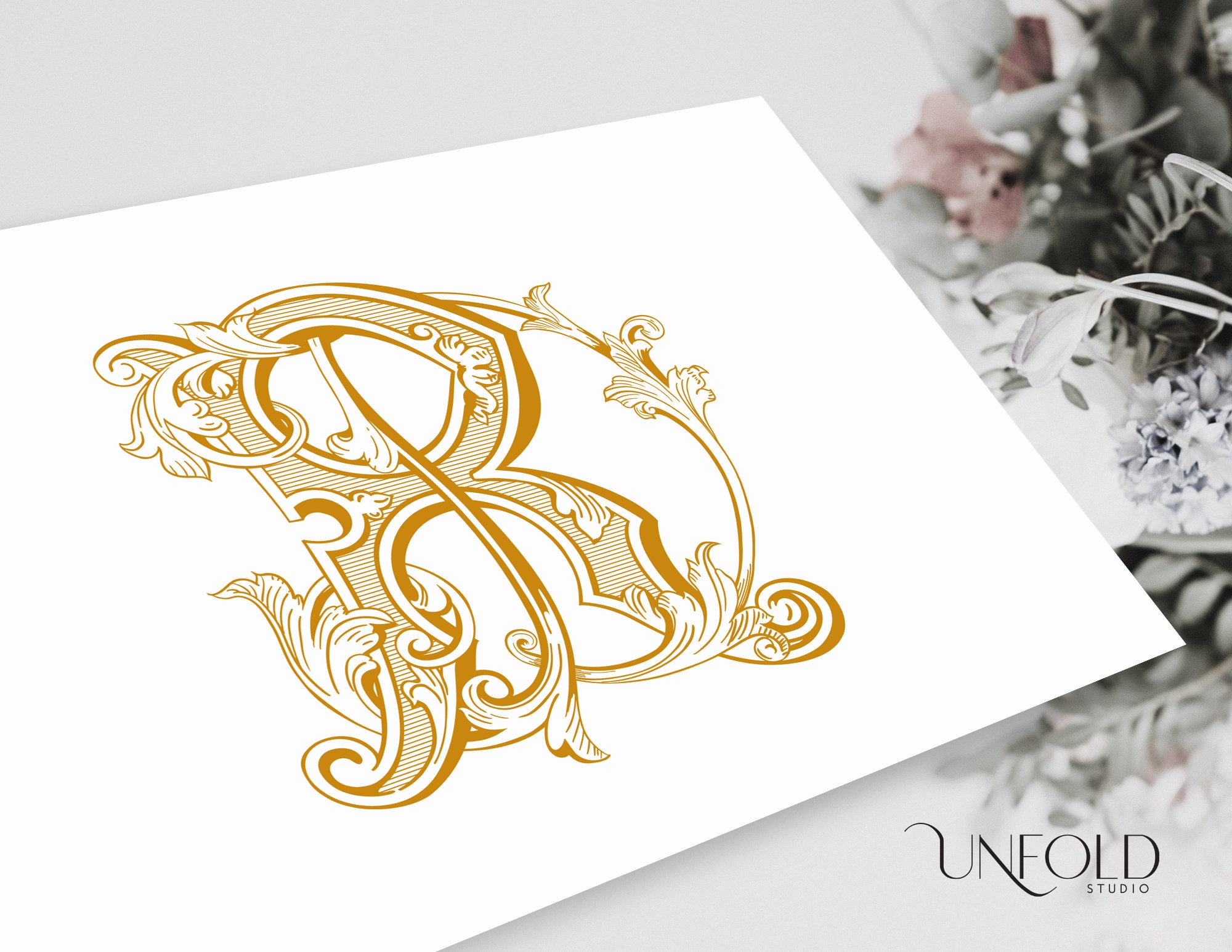 Vintage Interlocking Monograms, Wedding Monogram, Digital Download ...