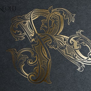 K, R Name Initials, Vintage Monograms, Wedding Monogram, Duogram ...