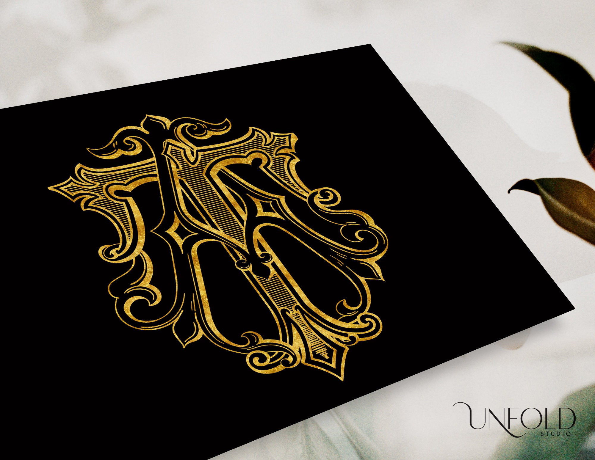 A & T Vintage Monograms Wedding Monogram Digital Download - Etsy