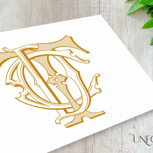 Painted Initials - Etsy