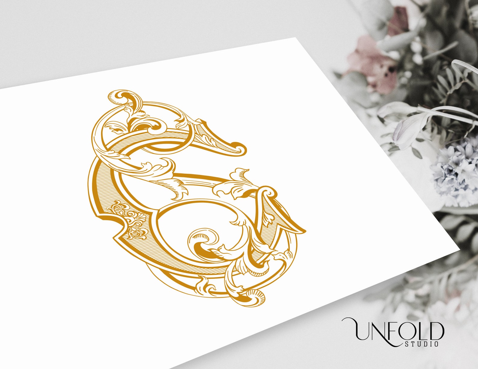 CS or SC Name Initials Vintage Monograms Wedding Monogram - Etsy