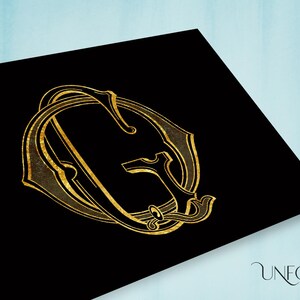 G and Q Interlocking Monograms, Wedding Monogram, Digital Download ...