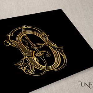 D & B Vintage Monograms, Wedding Monogram, Digital Download, Interwoven ...