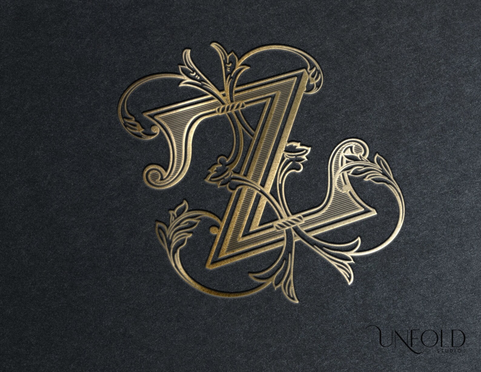 Z and X Interlocking Monograms, Vintage Styled Monograms, Wedding or ...