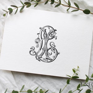 L & I Name Initials, Vintage Monograms, Wedding Monogram, Digital Files ...
