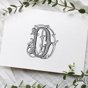 D & D Name Initials, Classic Monograms, Wedding Monogram, Two Letter D ...