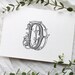 D & D Name Initials, Classic Monograms, Wedding Monogram, Two Letter D ...