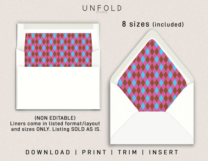 Plantillas de sobres imprimibles, 8 tipos de sobres incluidos en PDF ...