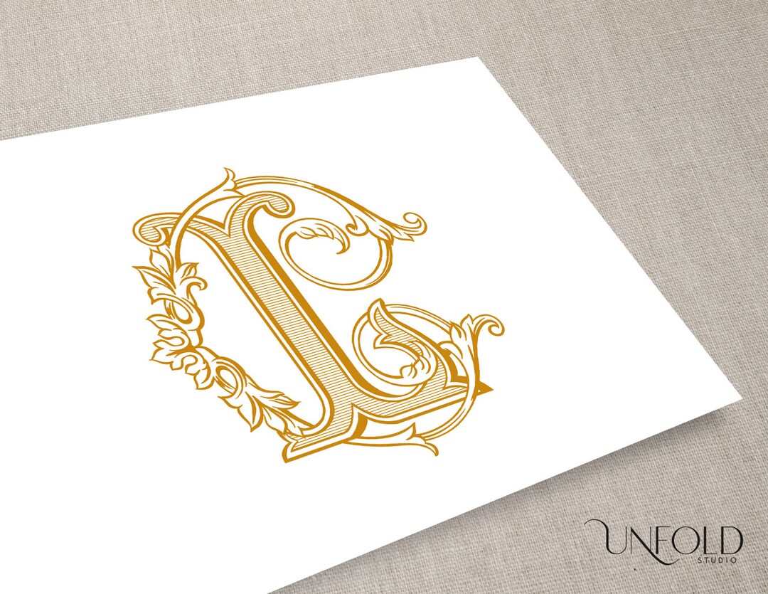 Printable Monograms, Assembled by Intertwining Pre-designed Letters ...