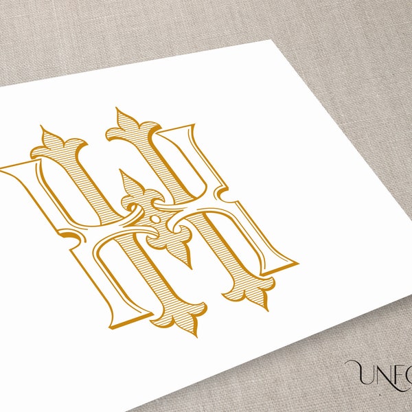 H Monogram - Etsy