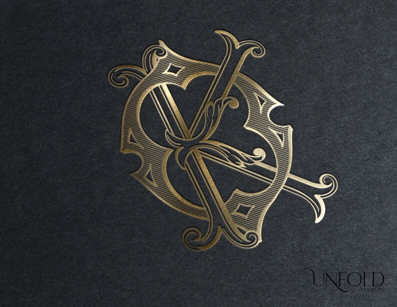 K & O Vintage Monograms, Wedding Monogram, Digital Download, Interwoven ...