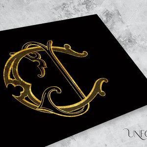C & J Name Initials, Classic Monograms, Wedding Monogram, Two Monogram ...