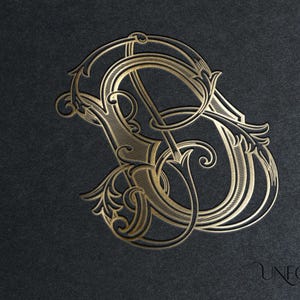 D & B Vintage Monograms, Wedding Monogram, Digital Download, Interwoven ...