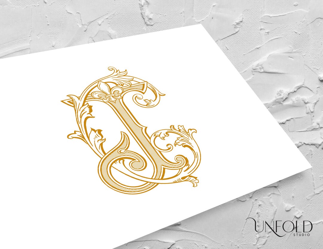 Name Initials, Vintage Monograms, Wedding Monogram, Duogram, Digital ...