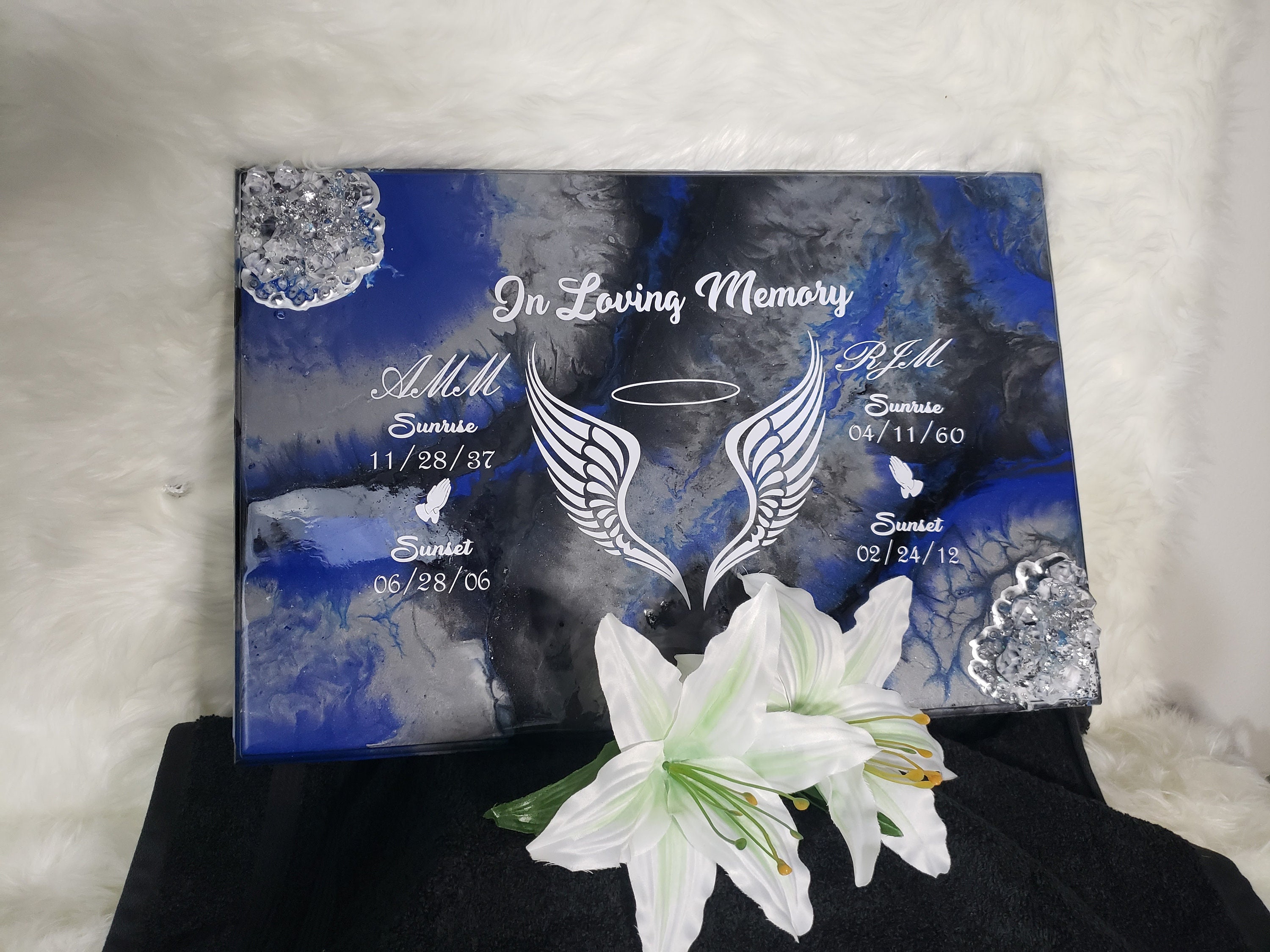 In Loving Memory Epoxy Wood Sign Style for Loved Ones That Have Passed ...