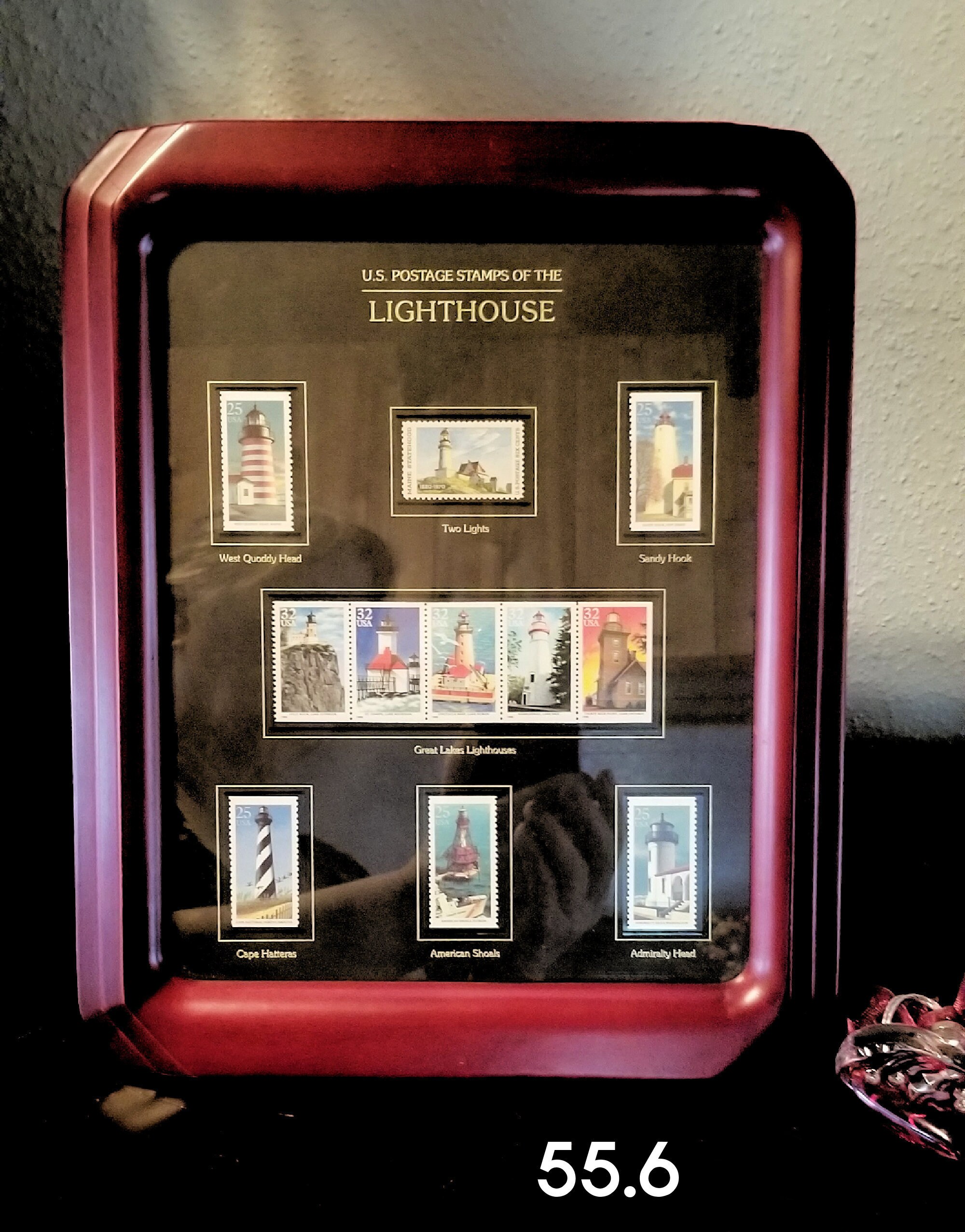 Art & Collectibles Collectibles Postage Stamps Lighthouses Framed Stamp ...