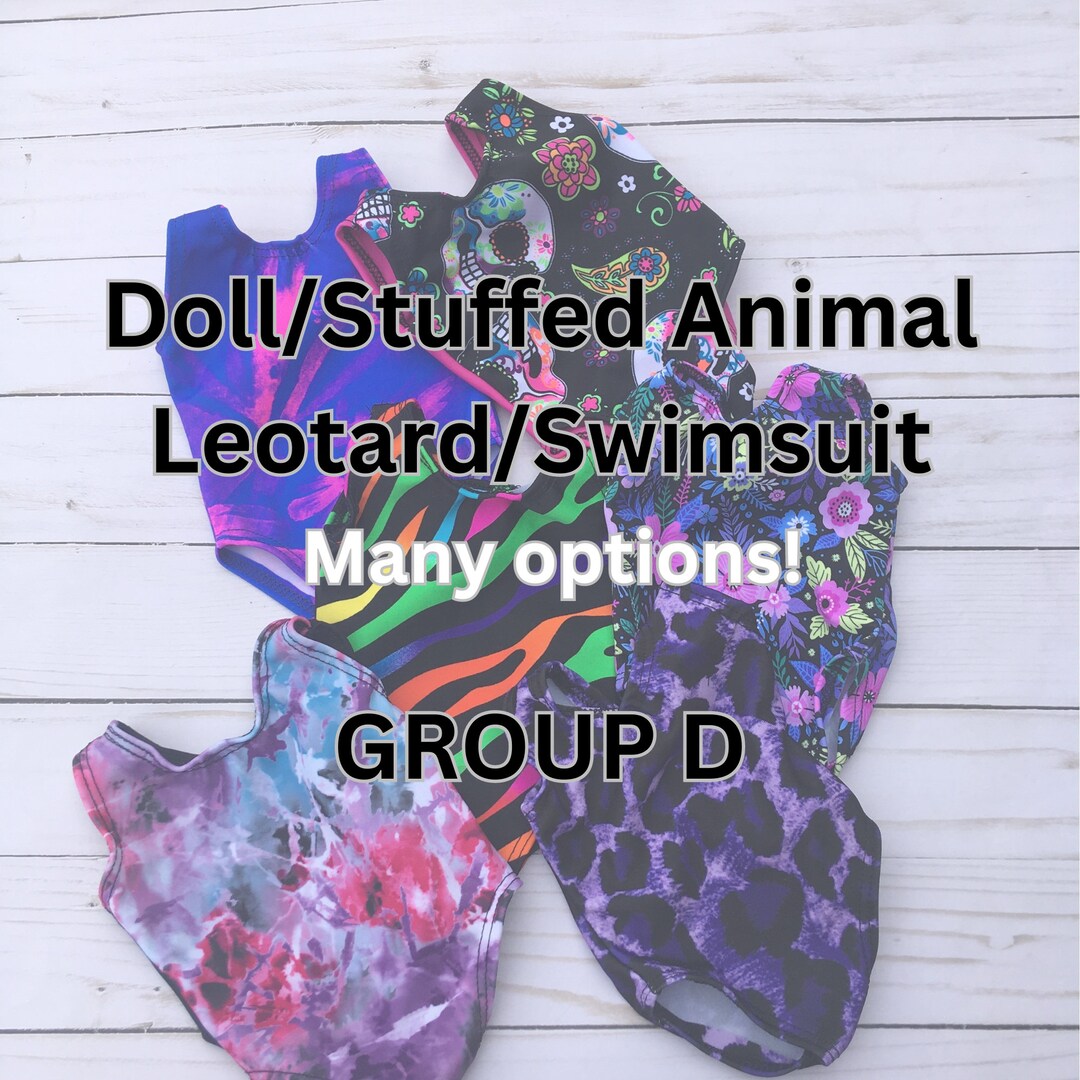 Doll Swimsuit Clothing, Doll Leotard 18 Inch, Stuffed Animal Leotard ...