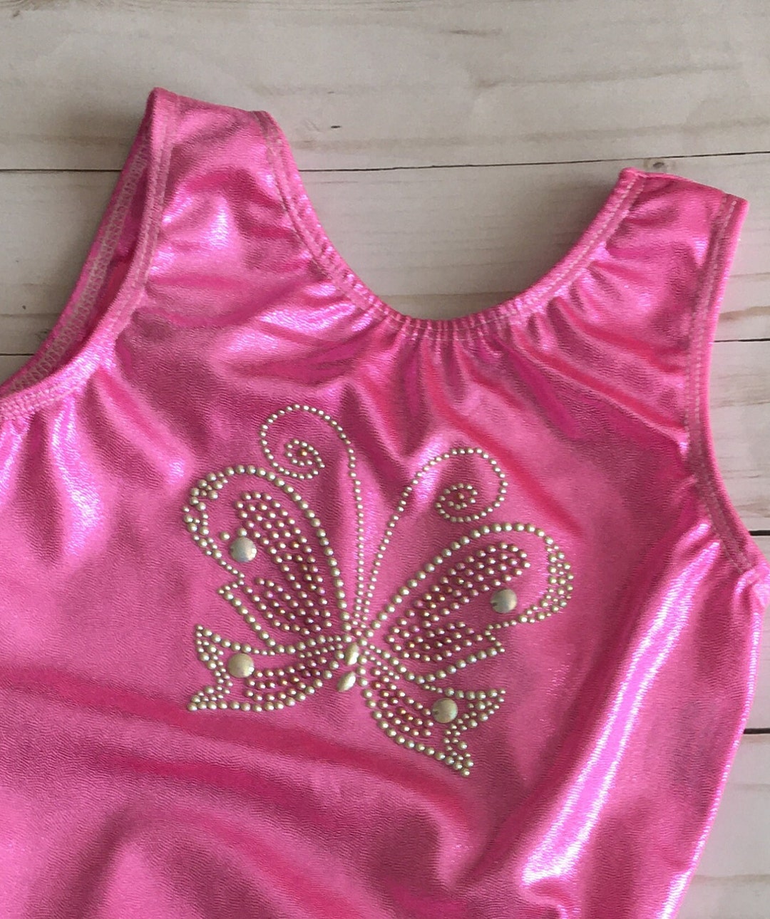 Girls Gymnastics Bling Leotard, Sparkle Dance Leotard, HOT PINK ...