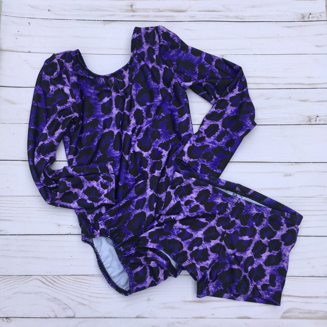 Girls Gymnastics Long Sleeve Leotard SET, Toddler Leotard Long Sleeved ...