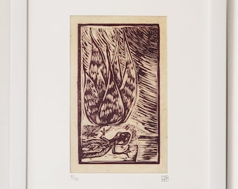 Beekeeper Original Linocut Art Print - Etsy