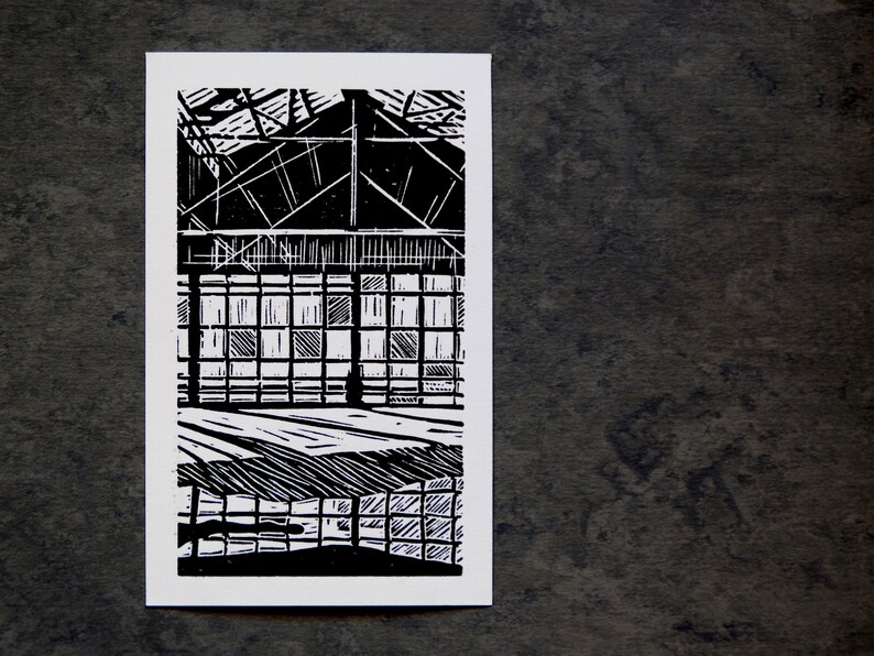 Original Linocut Art Print - Etsy