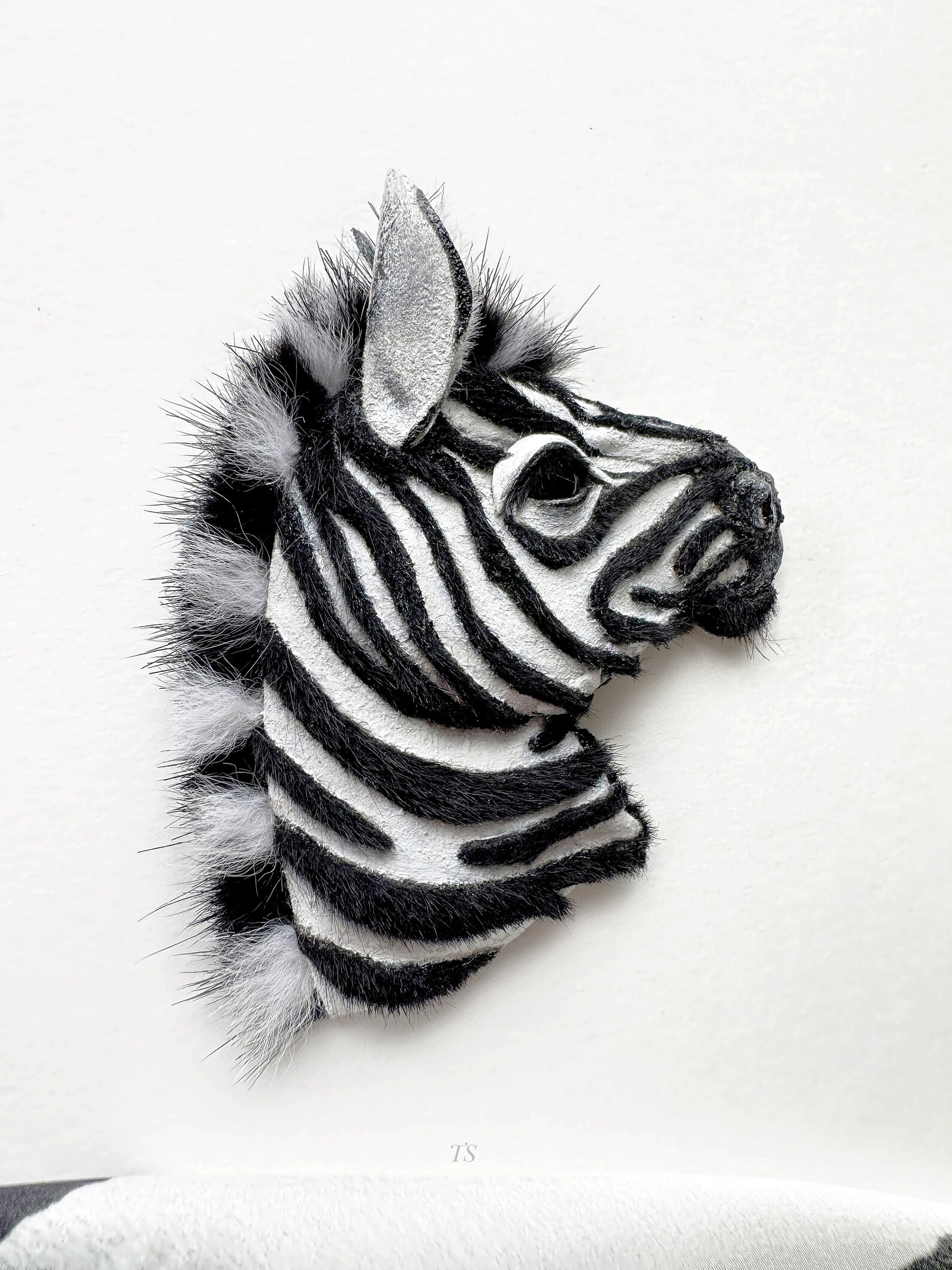 Zebra Jewelry Animal Brooch Zebra Gifts Striped Accessories Zebra Decor ...