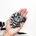 Zebra Jewelry Animal Brooch Zebra Gifts Striped Accessories Zebra Decor ...