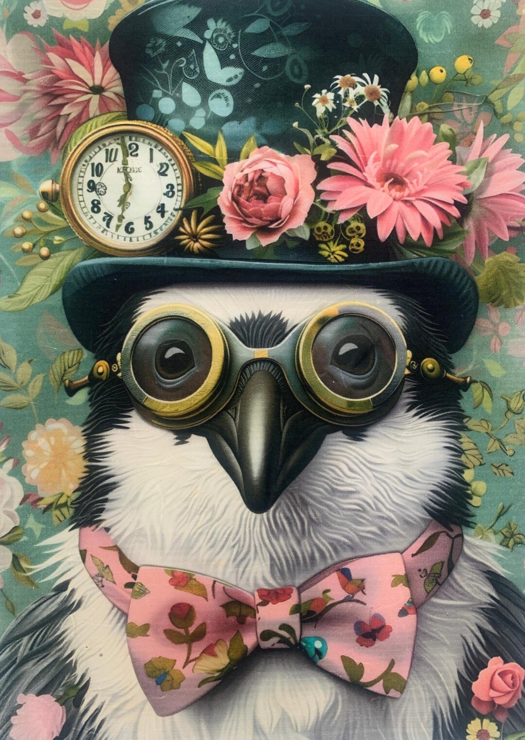 Decoupage Rice Paper – A4 Penguin Craft Sheet – Printable Animal Design ...