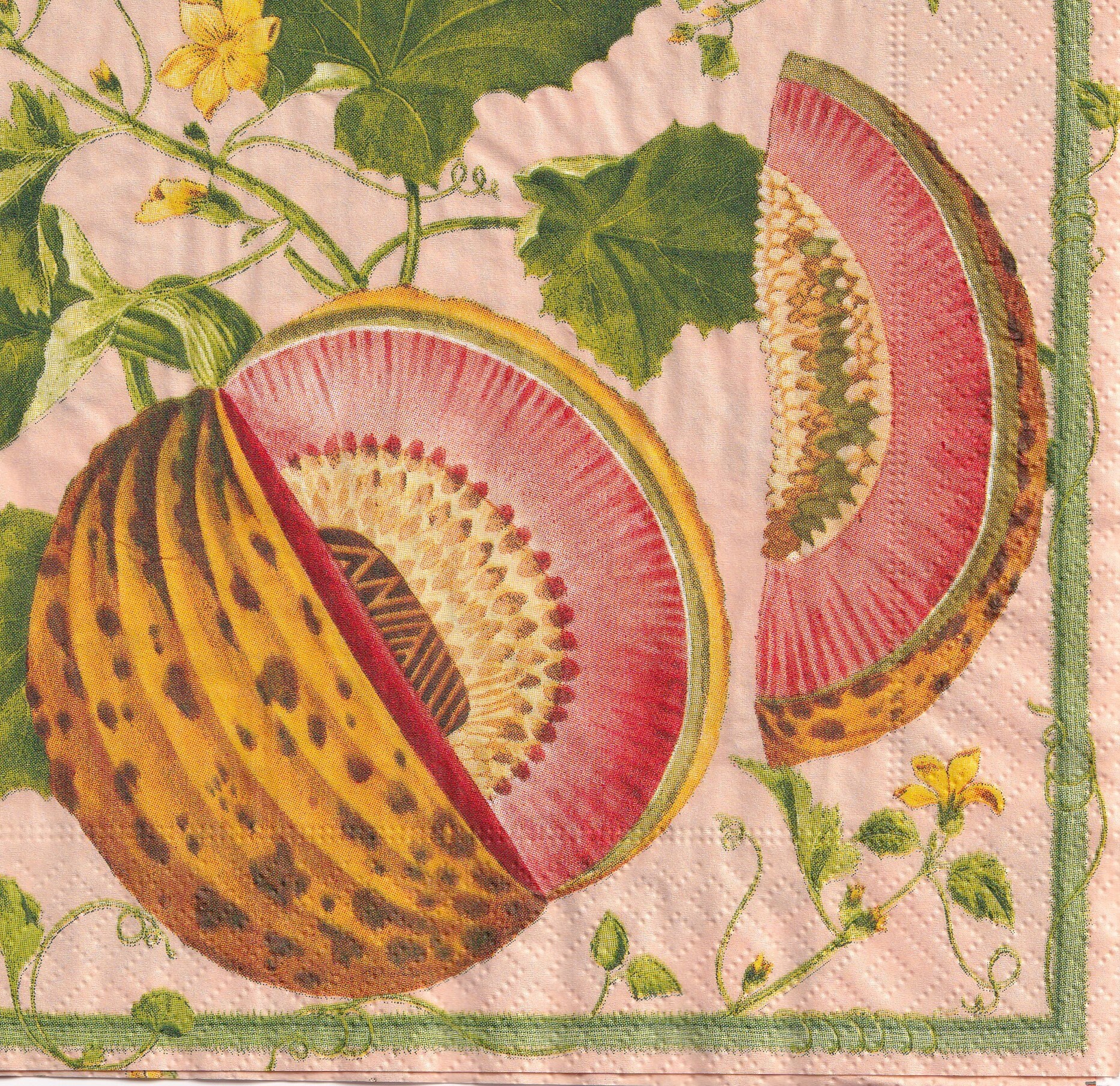 Paper Napkins for Decoupage for Paper Crafts Melons for Paper Art Luncheon Paper, Party & Kids ...
