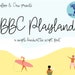 BBC Playland Font OTF TTF Svg Font Web Font Woff Font - Etsy