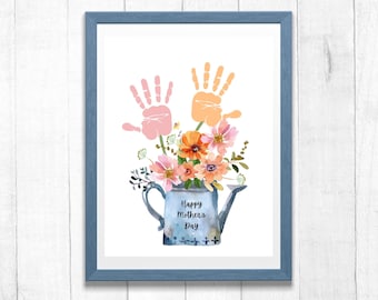 Mother’s Day Handprint Craft, First Mother’s Day Gift From Baby ...